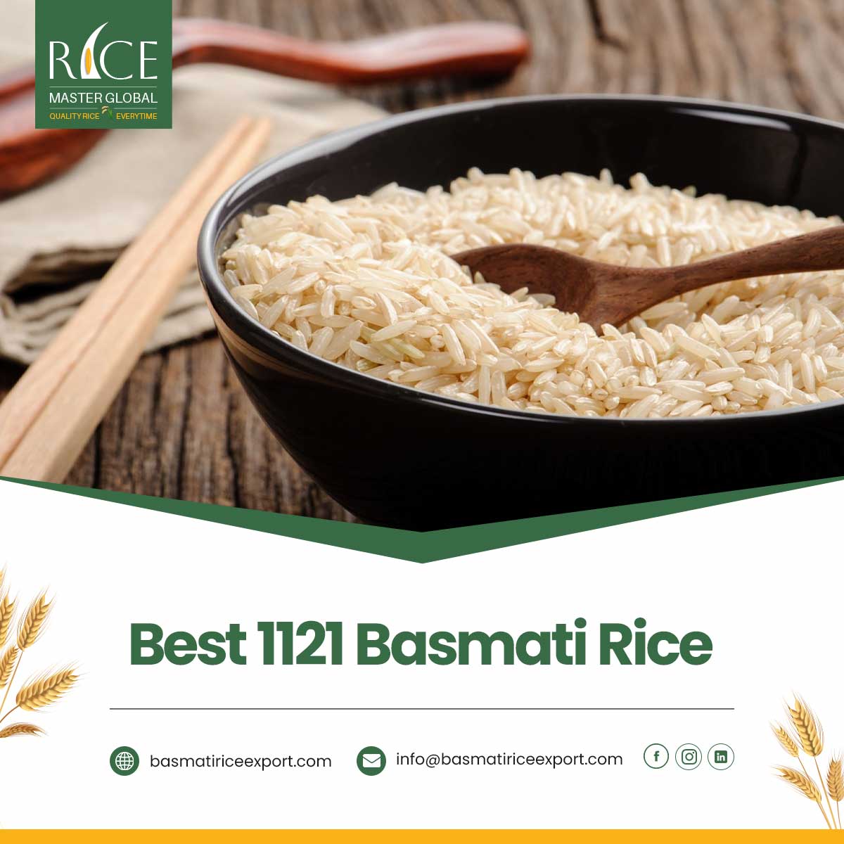 Basmati Rice Manufacturers in India | Rice Master Global