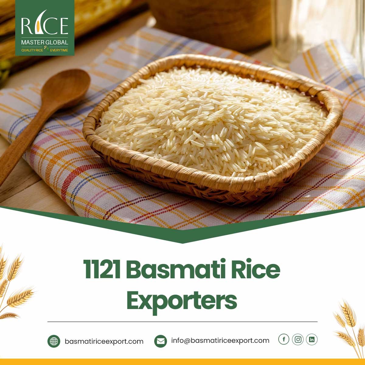 Basmati Rice Manufacturers in India | Rice Master Global